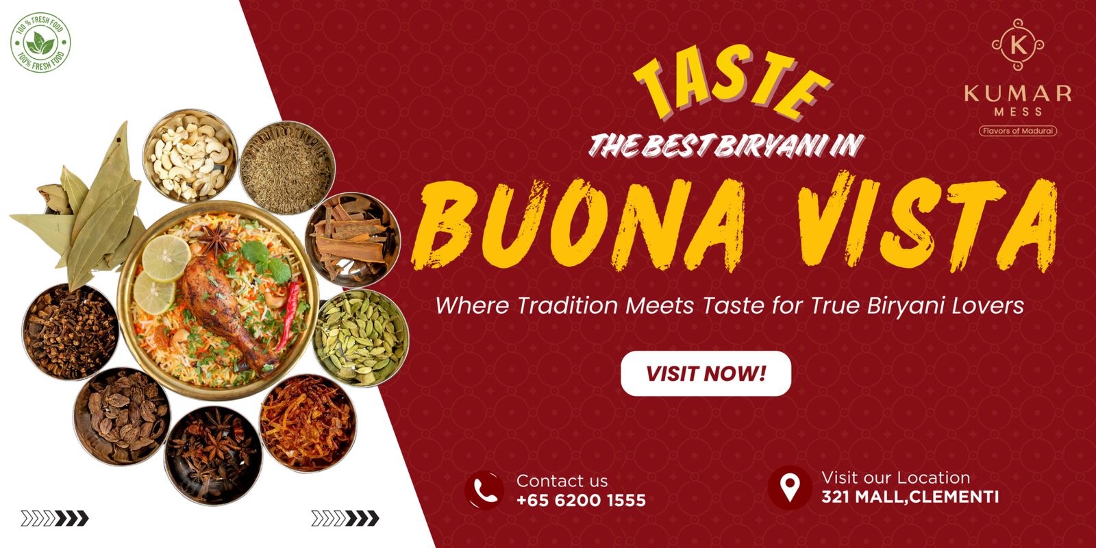 Best Biryani Buona Vista Singapore: Authentic Dum Biryani Excellence ...