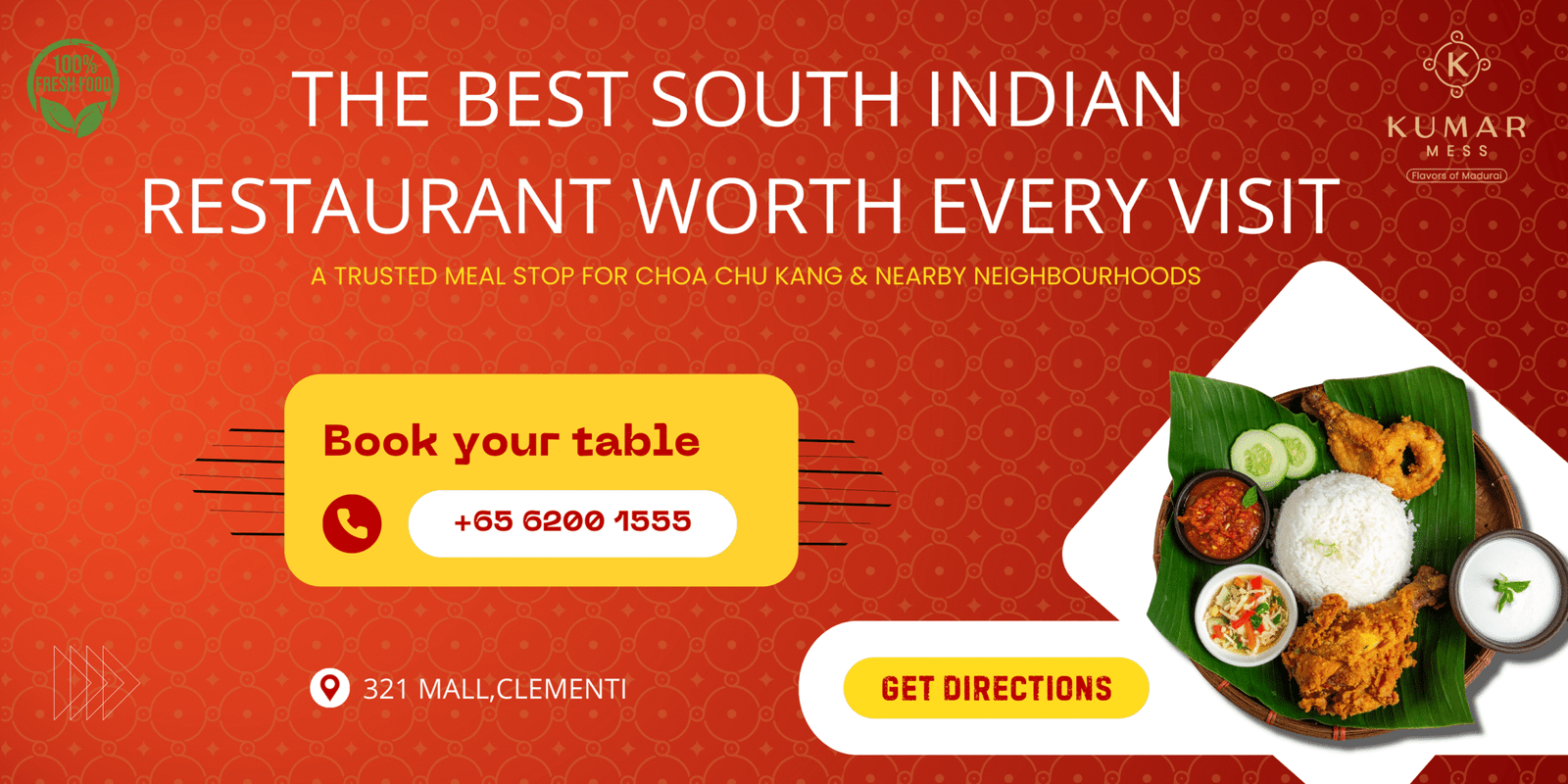 Best South Indian Restaurant Choa Chu Kang: Authentic Madurai Flavors ...